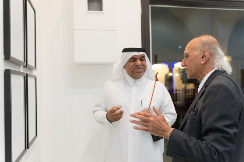 ُDr. Ala Bashir SOLO EXHIBITION “SALIENT TIMES” at Katara Art Center ...